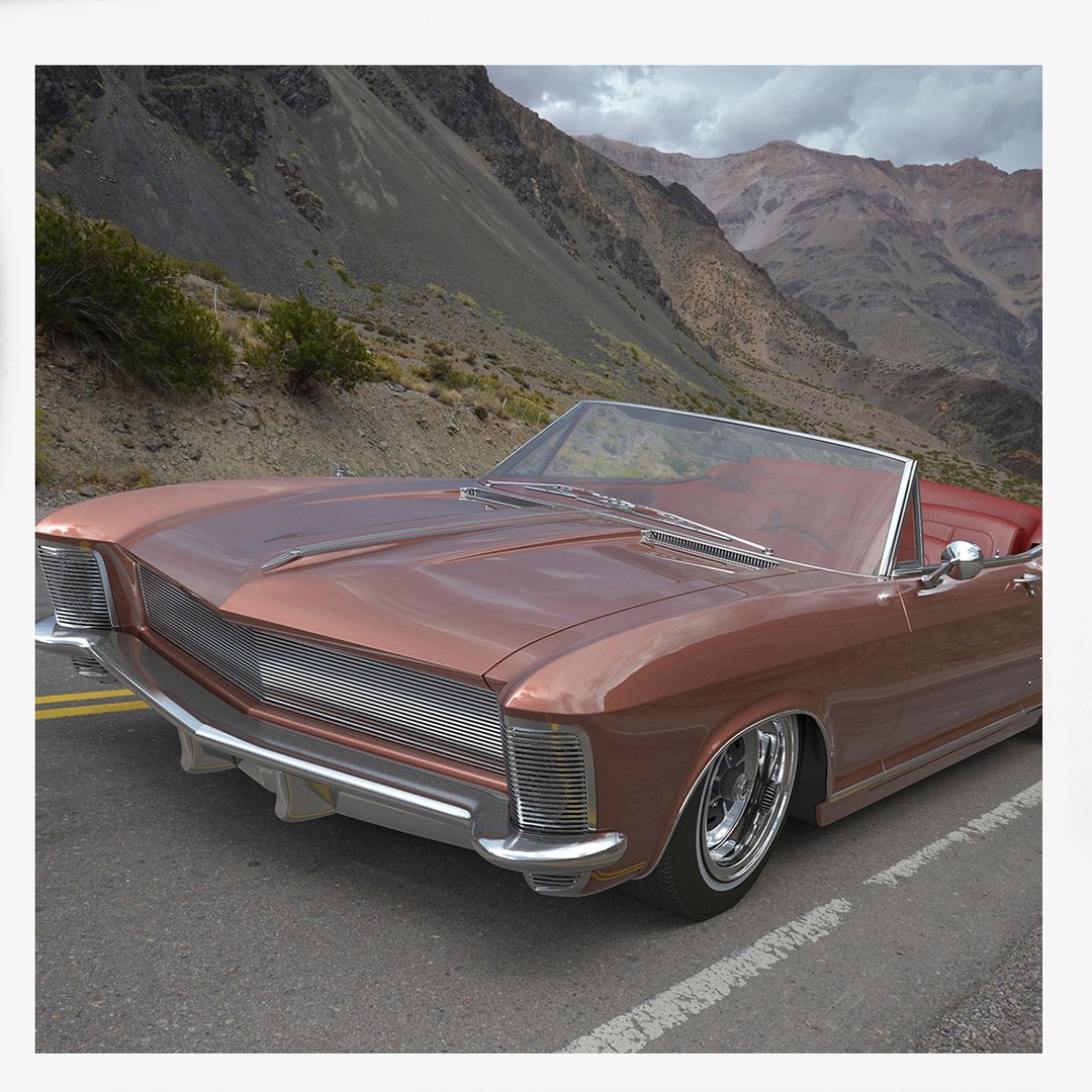 Riviera 1963 Convertible Concept 3D Model - TurboSquid 1980750