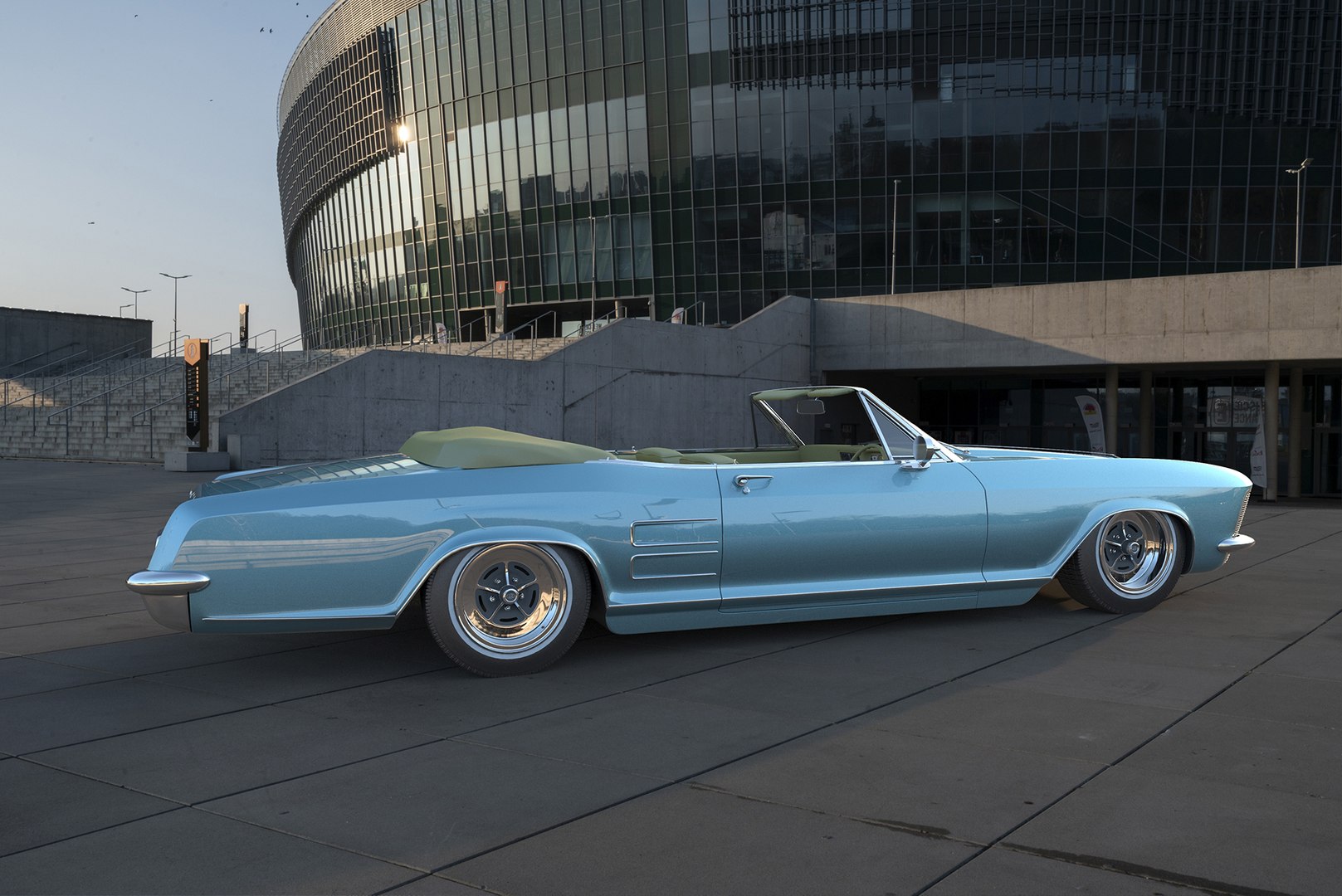 Riviera 1963 Convertible Concept 3D Model - TurboSquid 1980750