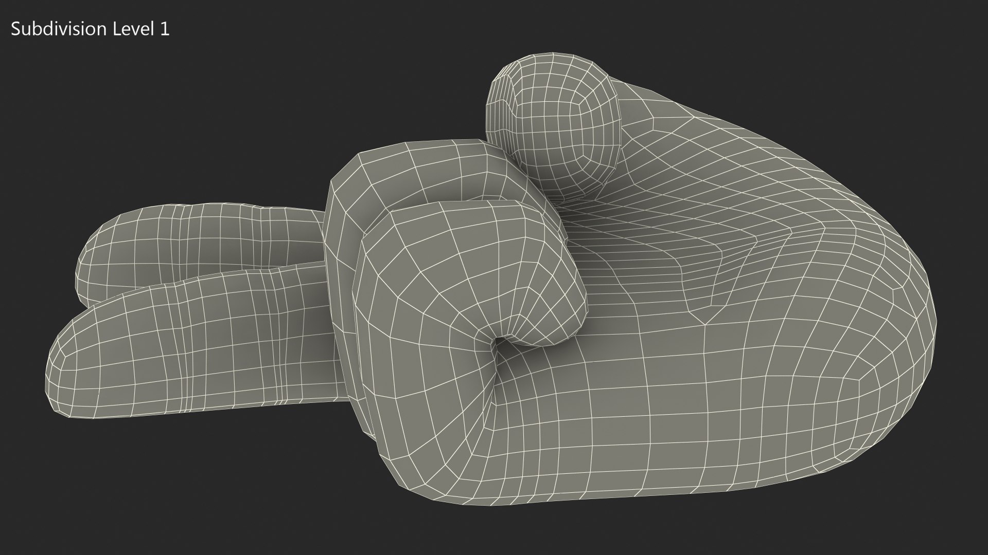 3D model victory hand sign emoji - TurboSquid 1550799