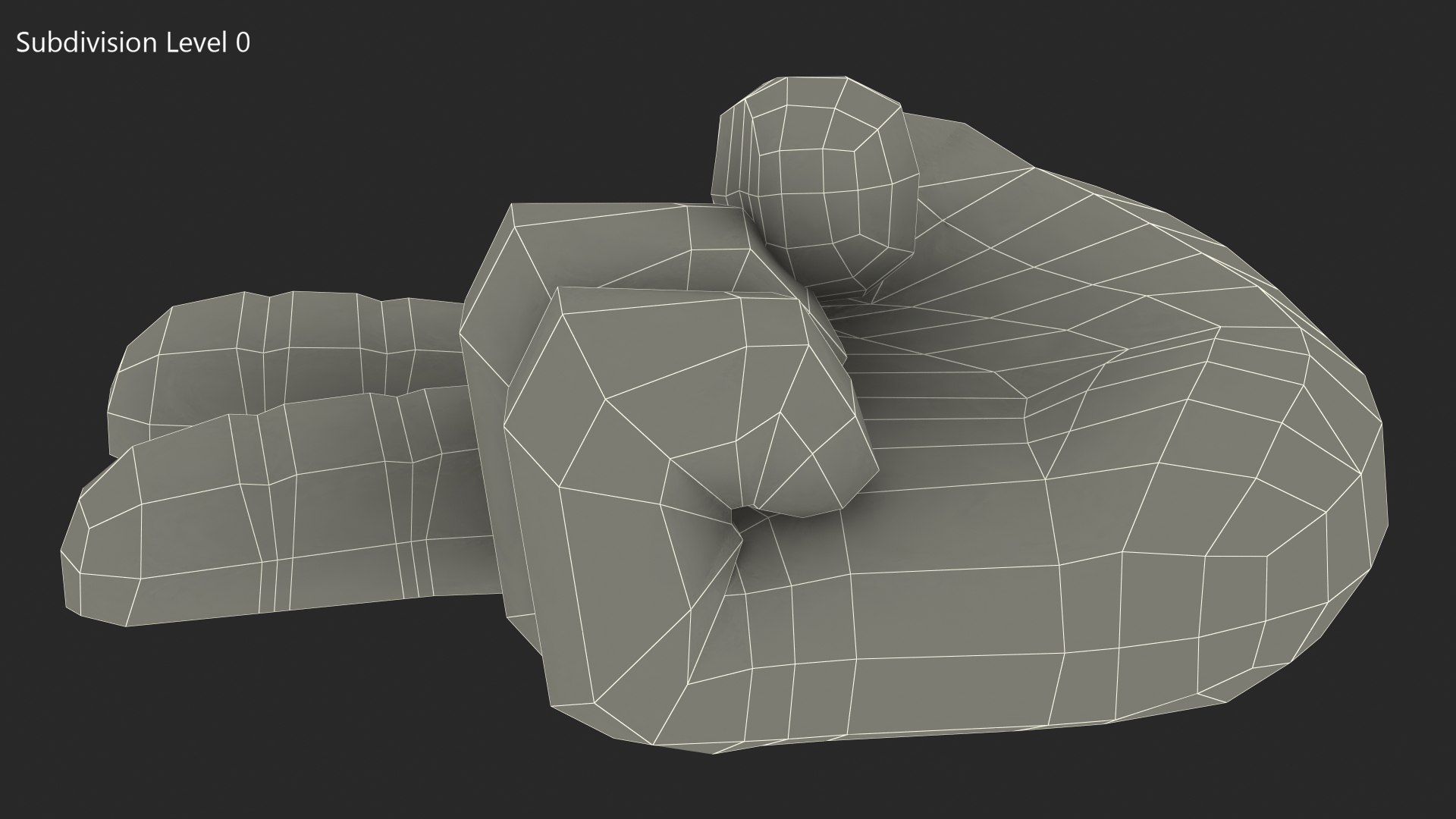 3D model victory hand sign emoji - TurboSquid 1550799