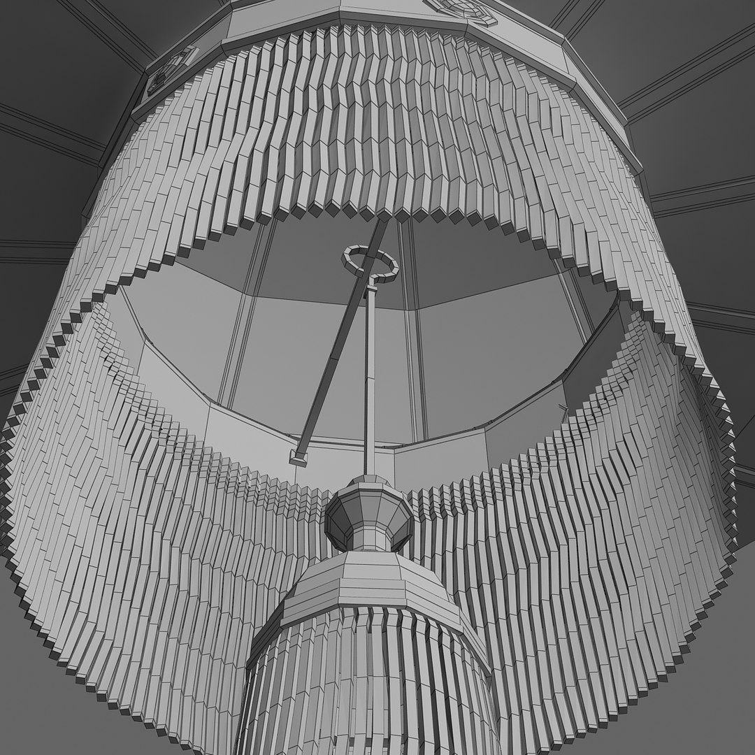 3d Model Chinese Paper Lantern Lights