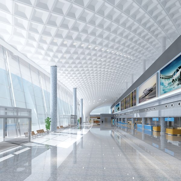 Airport Terminal 3D Models for Download | TurboSquid