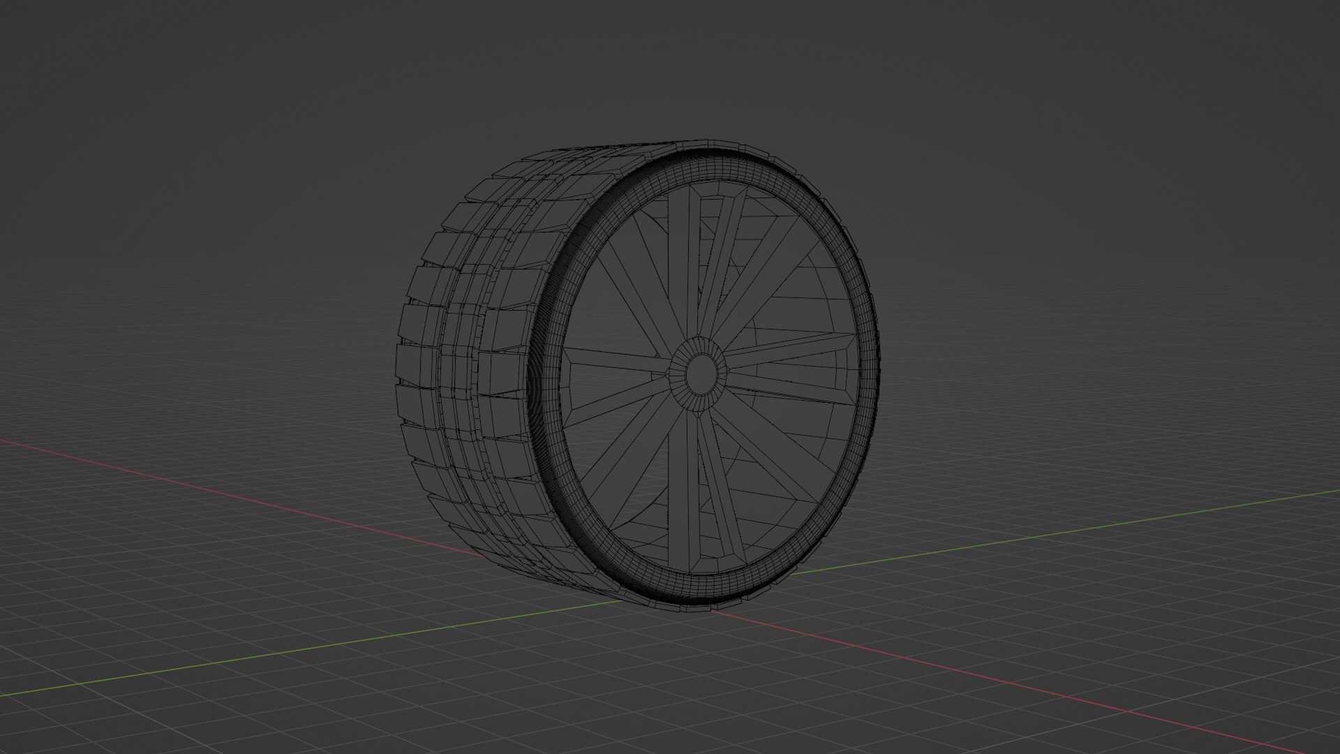 WHEEL IN BLENDER 3D model - TurboSquid 2165334