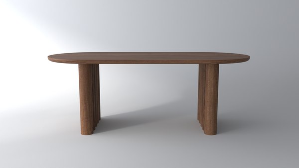 modelo 3d PLUSH DINNING TABLE gratis - TurboSquid 2078713