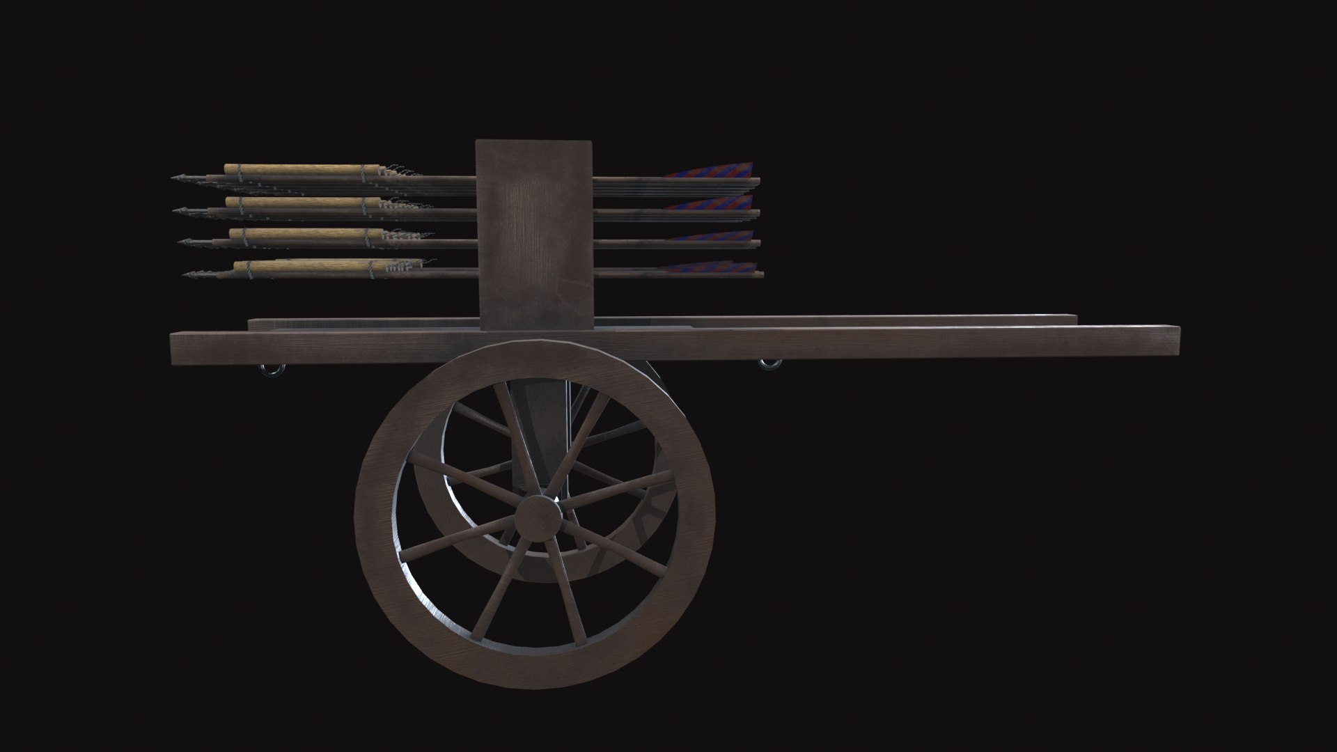 3D Model Medieval Hwacha New - TurboSquid 2318967