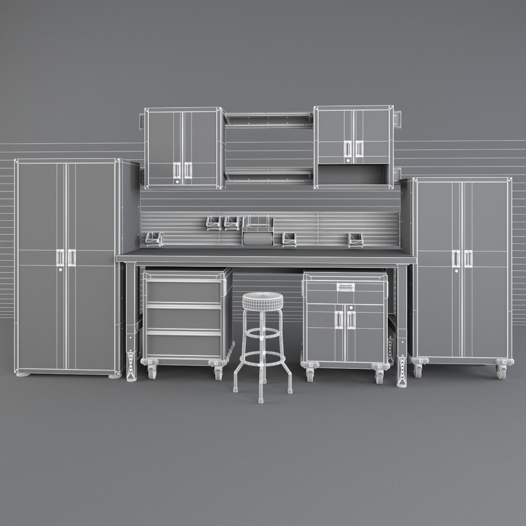 3D Garage Pack 14 In 1 Model - TurboSquid 2152467