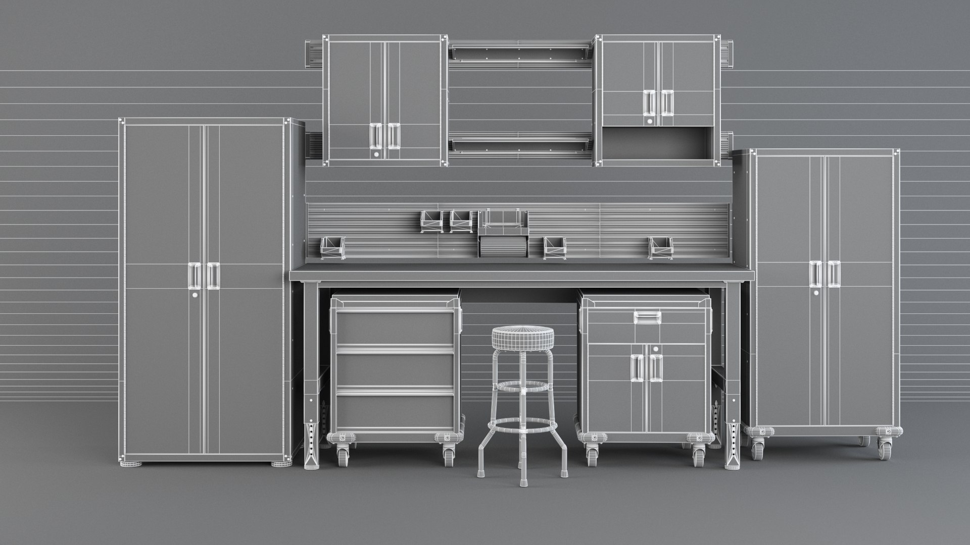 3D Garage Pack 14 In 1 Model - TurboSquid 2152467