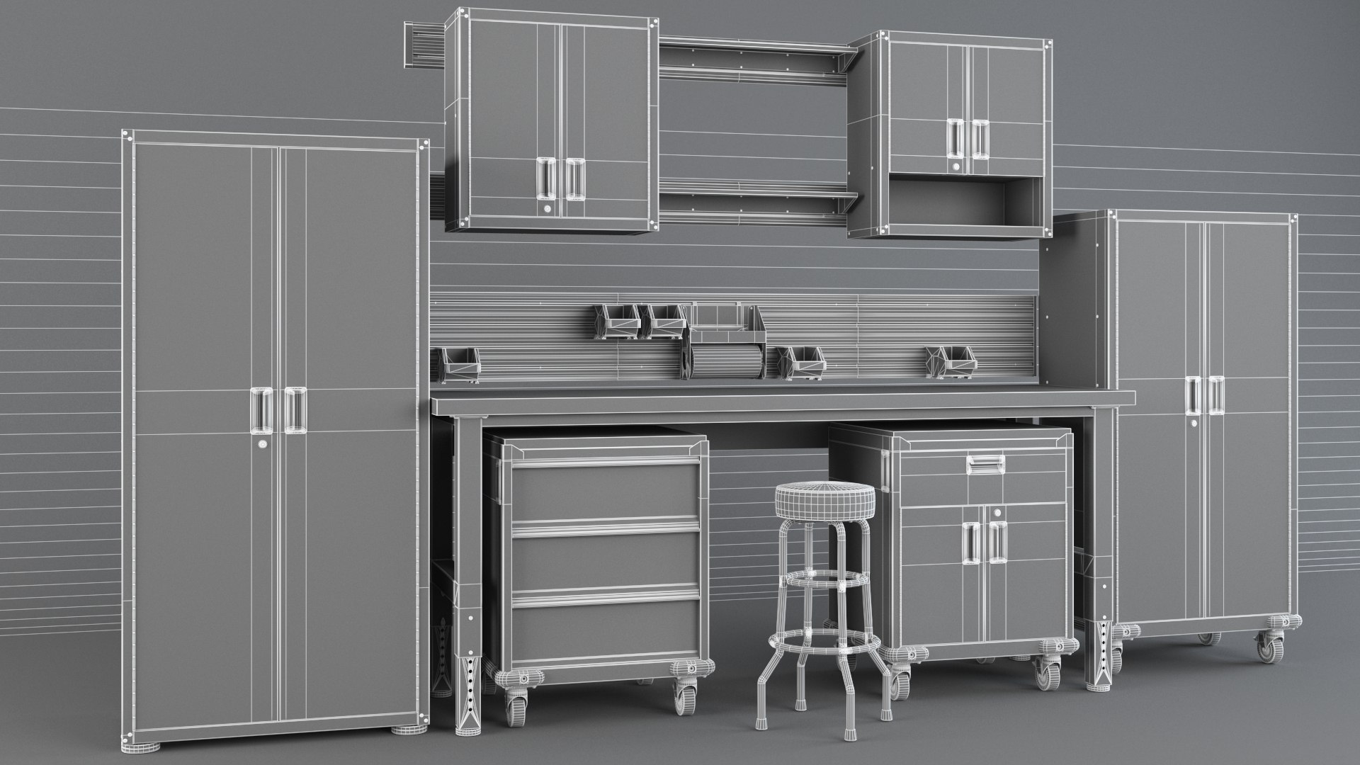 3D Garage Pack 14 In 1 Model - TurboSquid 2152467