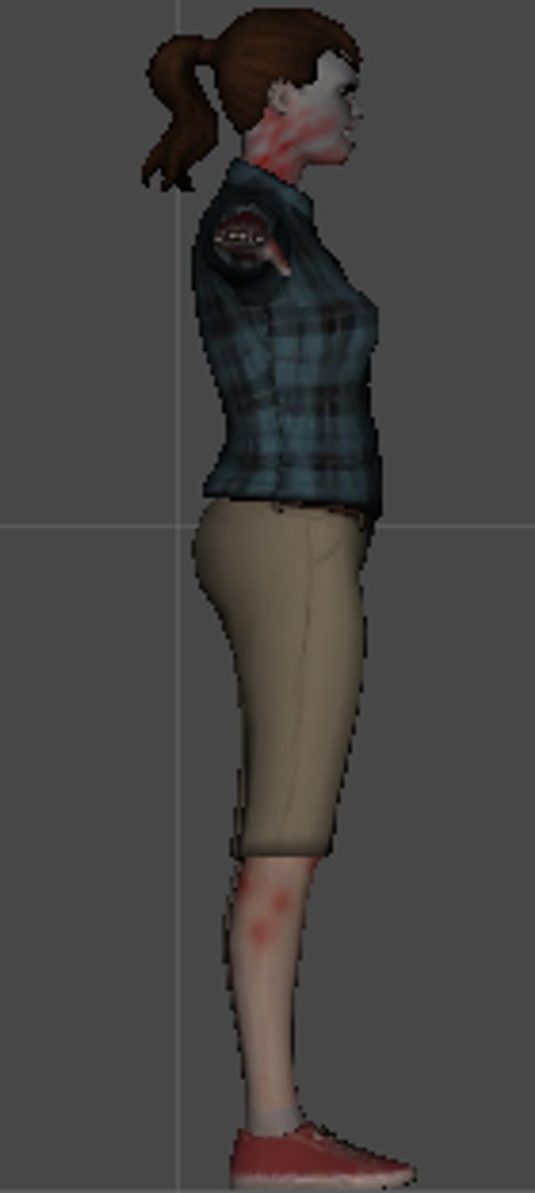 3ds Zombie Girl