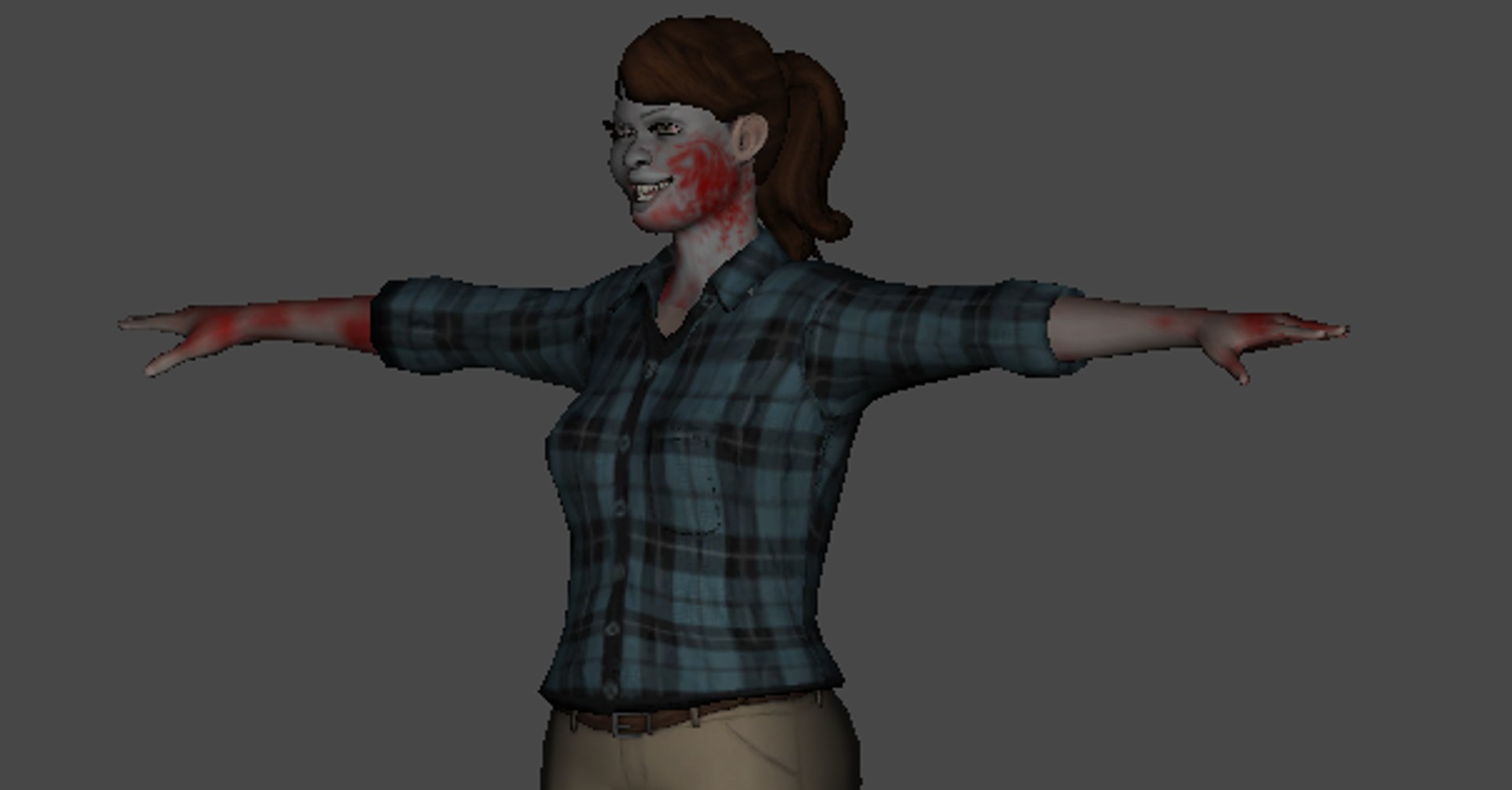 3ds Zombie Girl