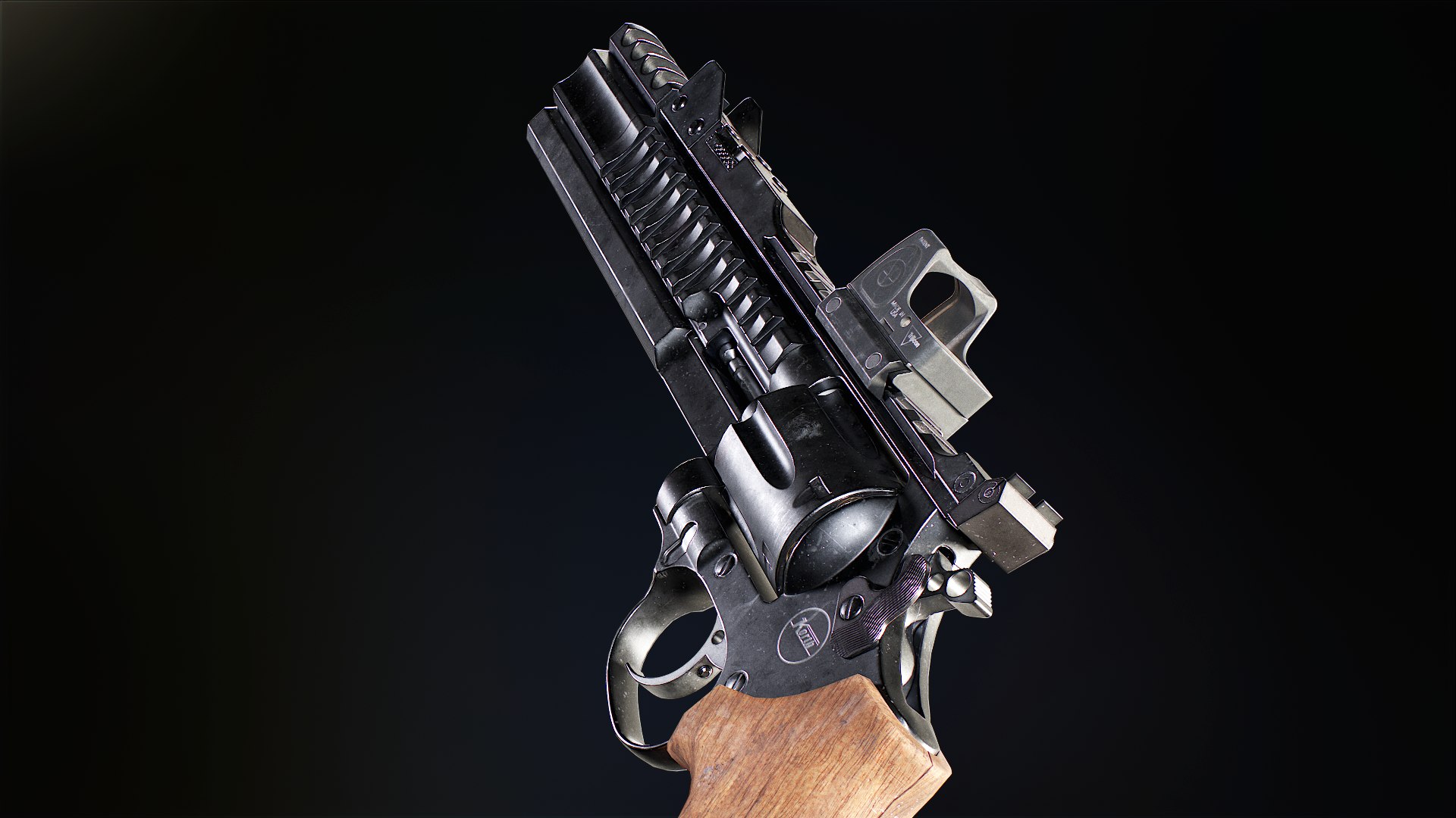 3D Korth Super Sport STX And Compensator - TurboSquid 1958084