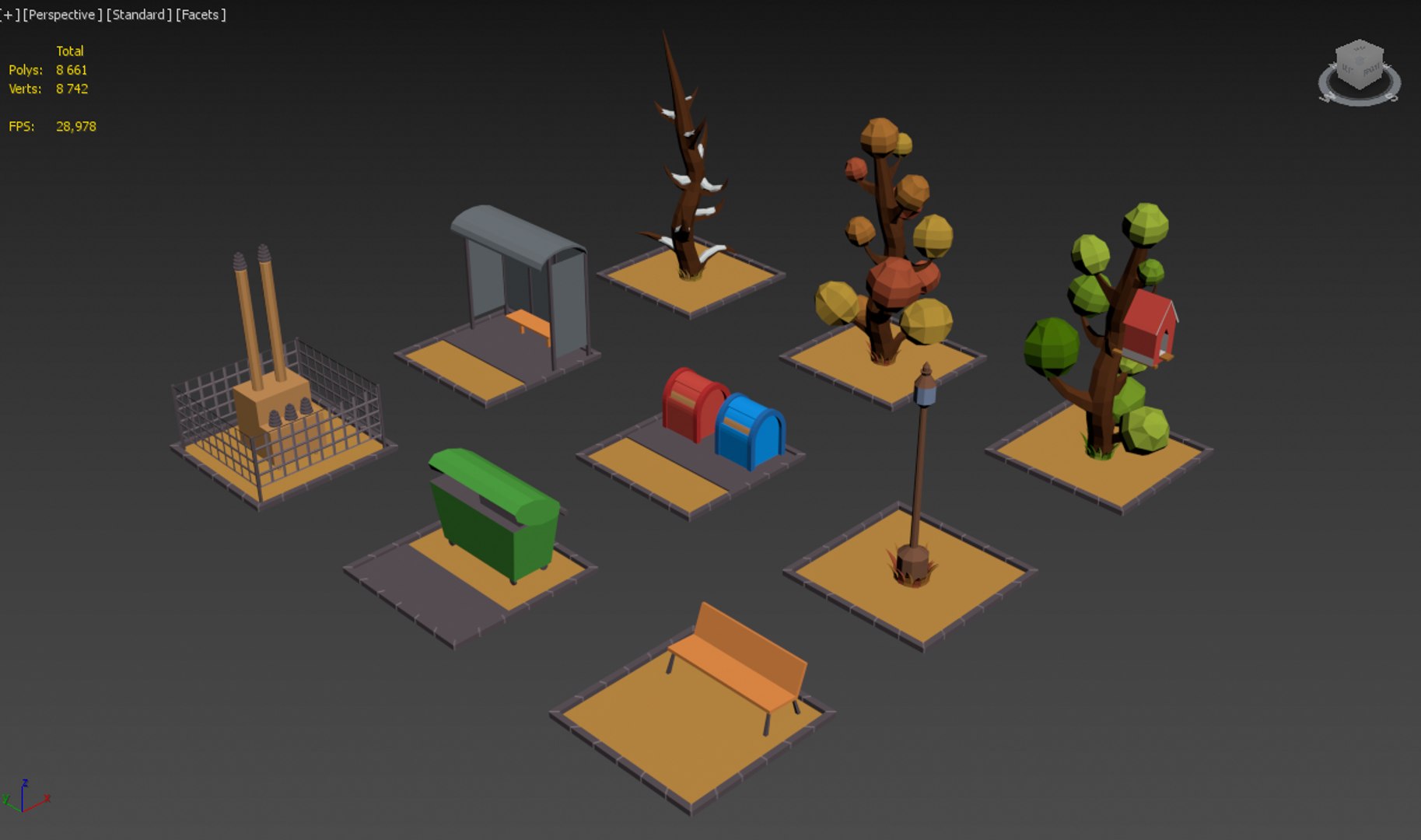3D Mobile Urbans Tree Street Model - TurboSquid 1552134