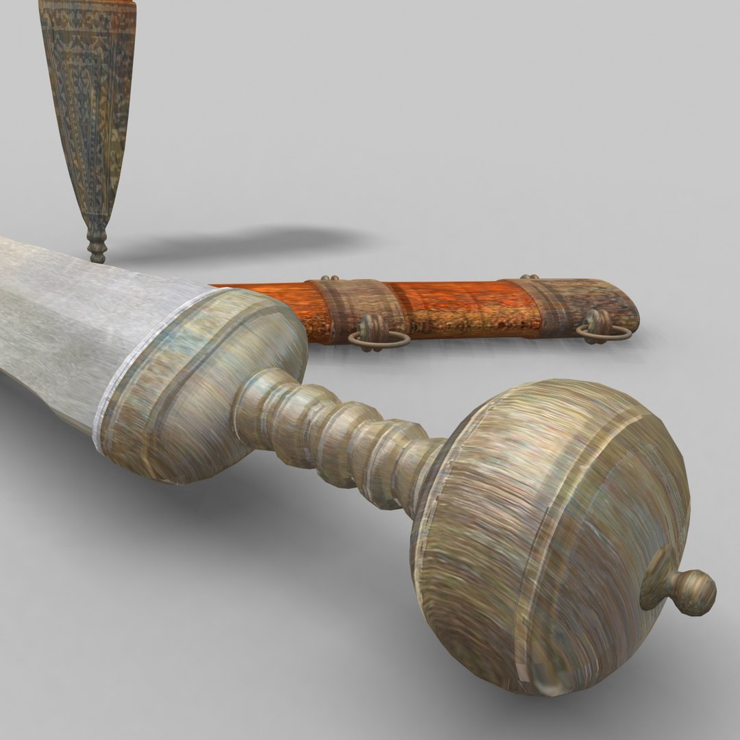 3ds Max Roman Sword Gladius