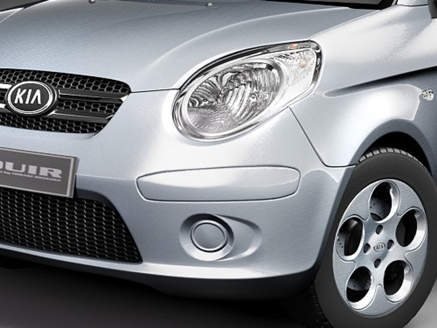 kia picanto 3d 3ds
