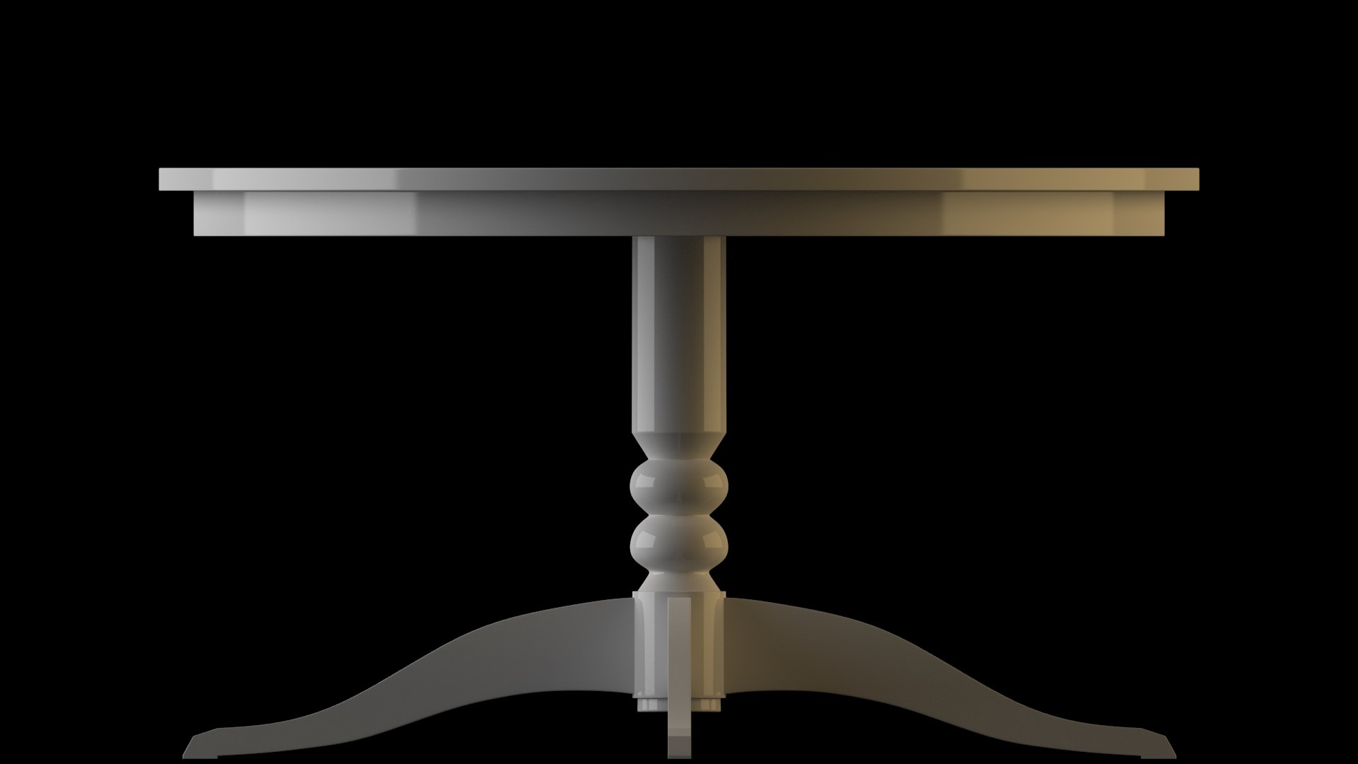 classic table 3d model