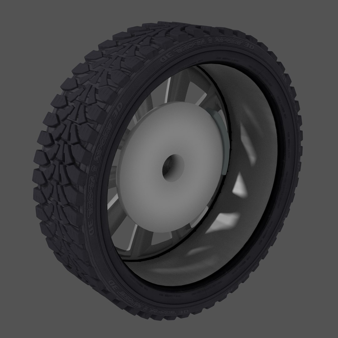 3D Car Wheel Model - TurboSquid 1574400