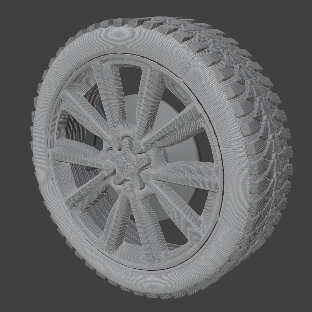 3D Car Wheel Model - TurboSquid 1574400