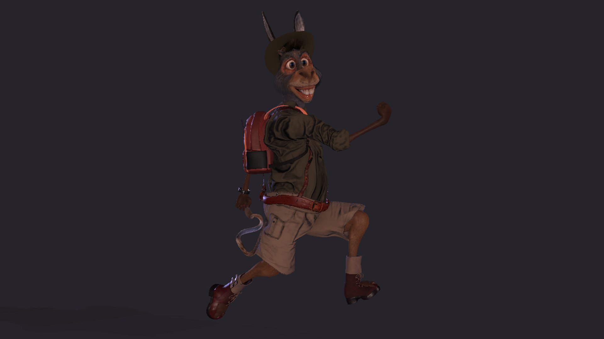 3D Donkey Model - TurboSquid 1953687