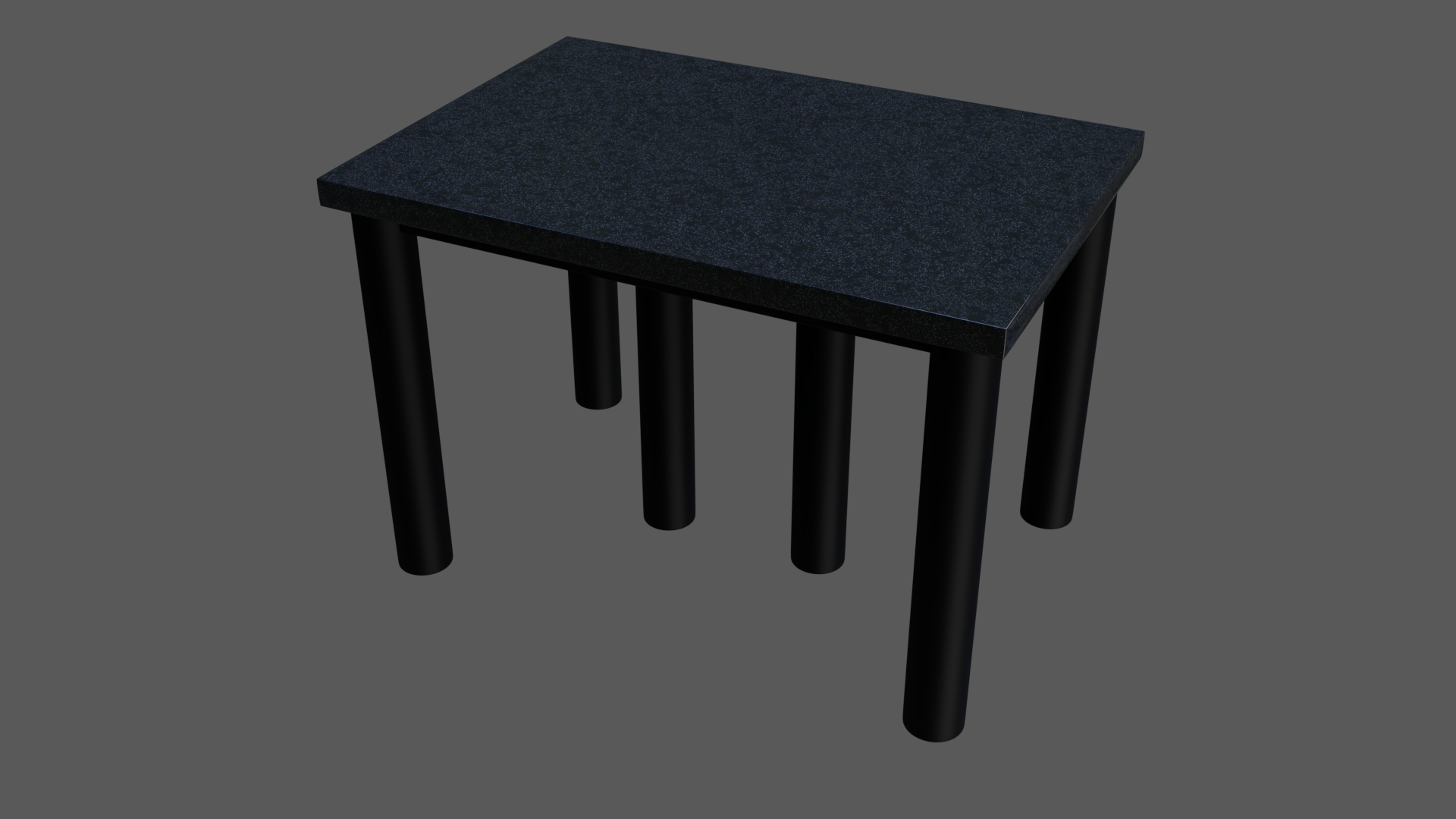 3D Kitchen Table Natural Gabbro Stone Model - TurboSquid 1780224