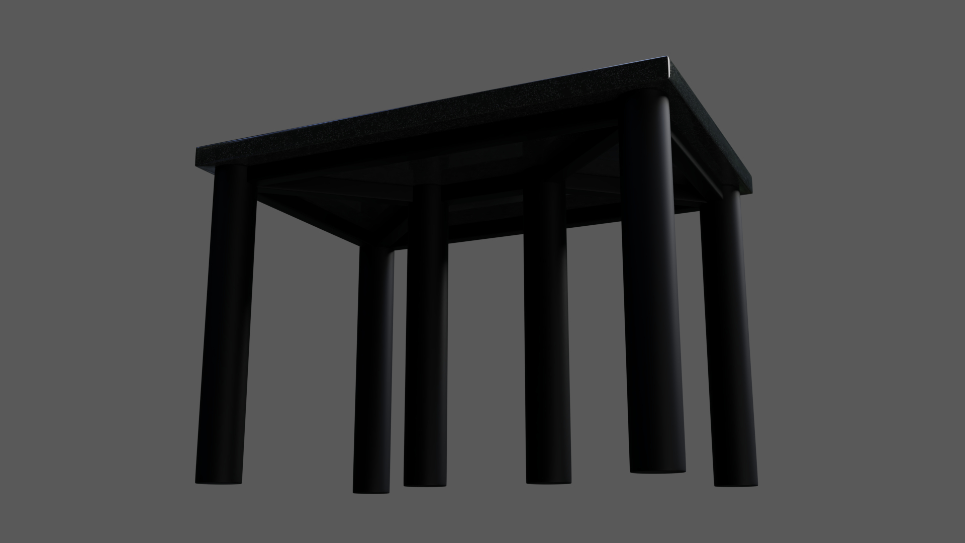 3D Kitchen Table Natural Gabbro Stone Model - TurboSquid 1780224