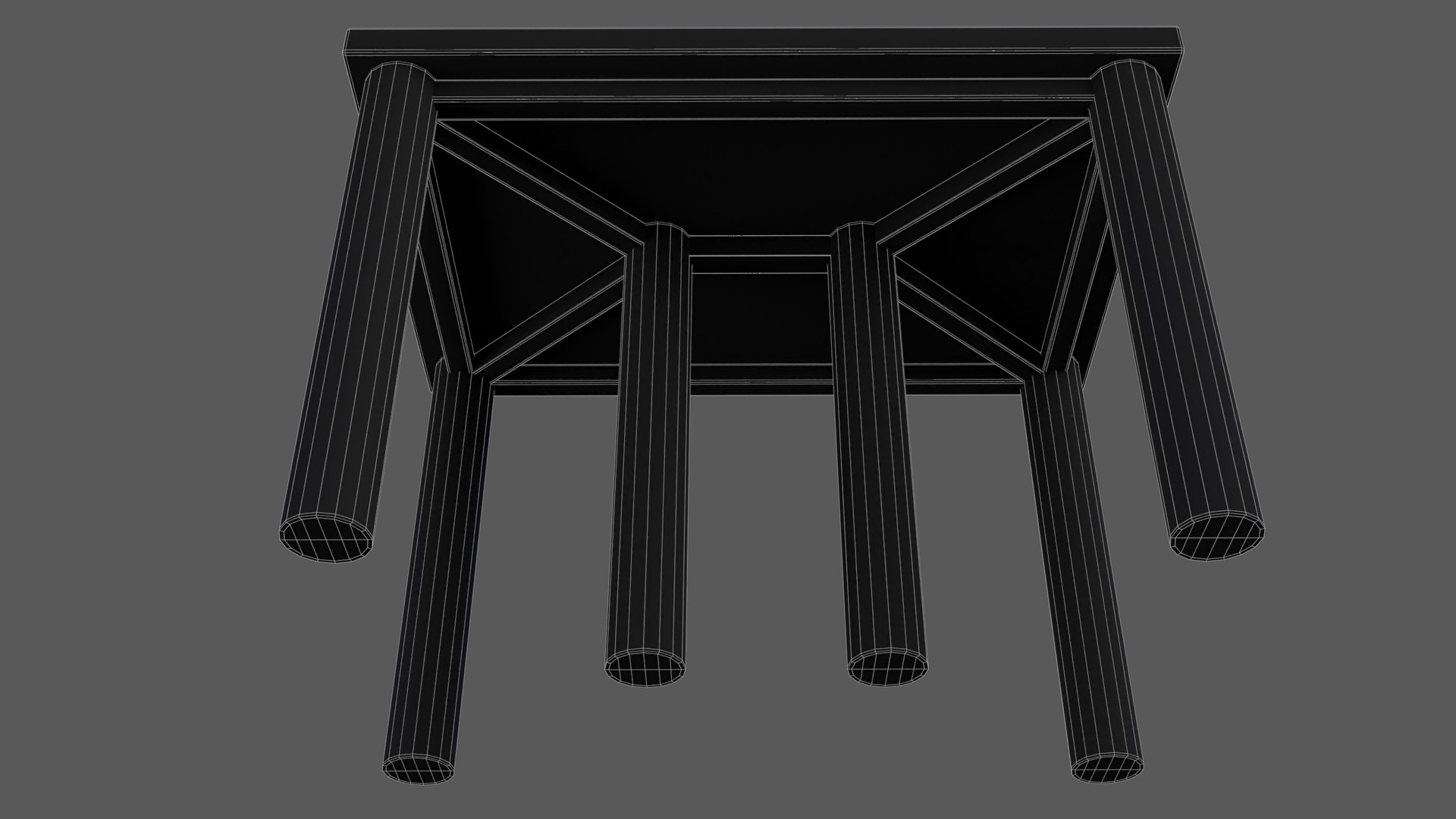 3D Kitchen Table Natural Gabbro Stone Model - TurboSquid 1780224