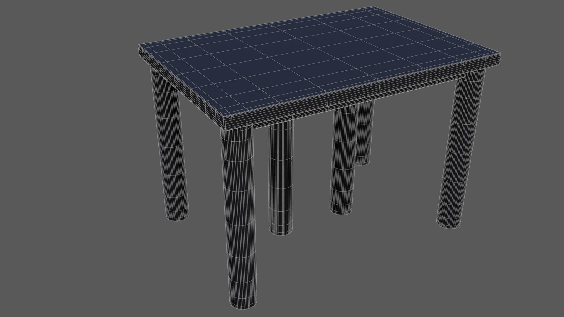 3D Kitchen Table Natural Gabbro Stone Model - TurboSquid 1780224