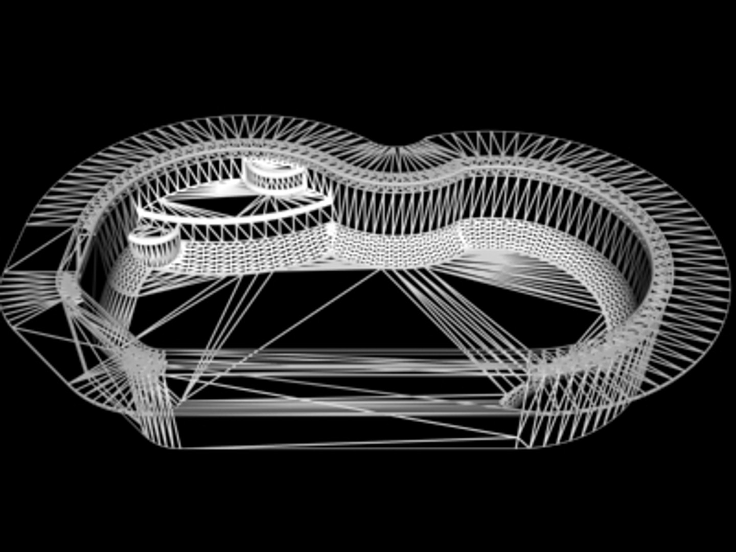 Freeform Swimming Pool 3d Max