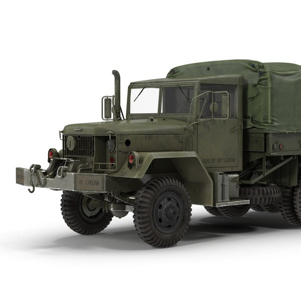 3d model military cargo truck m35a2