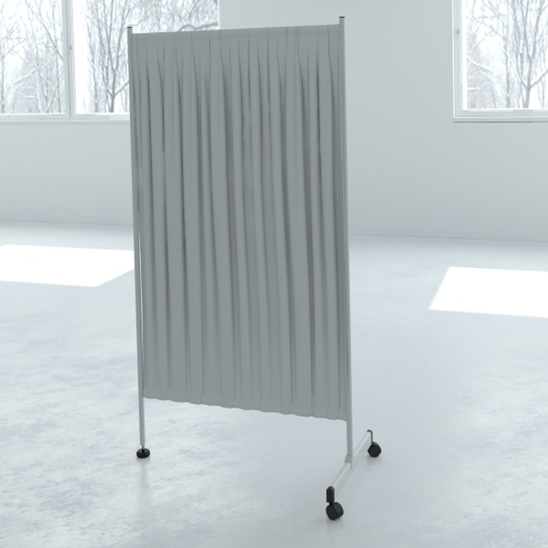 Medical Patient Privacy Screen 3D Model - TurboSquid 1257834