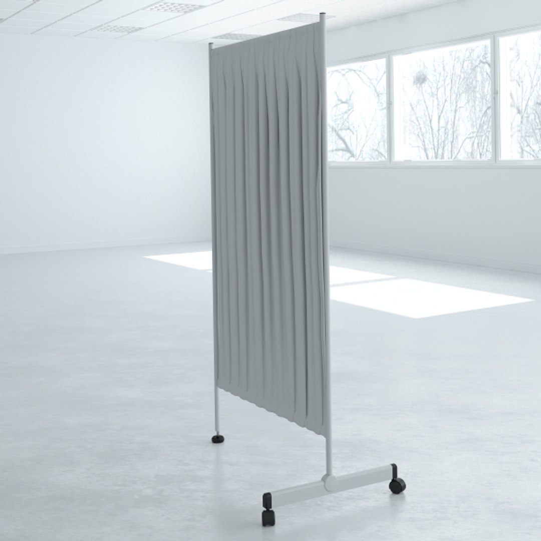 Medical Patient Privacy Screen 3D Model - TurboSquid 1257834