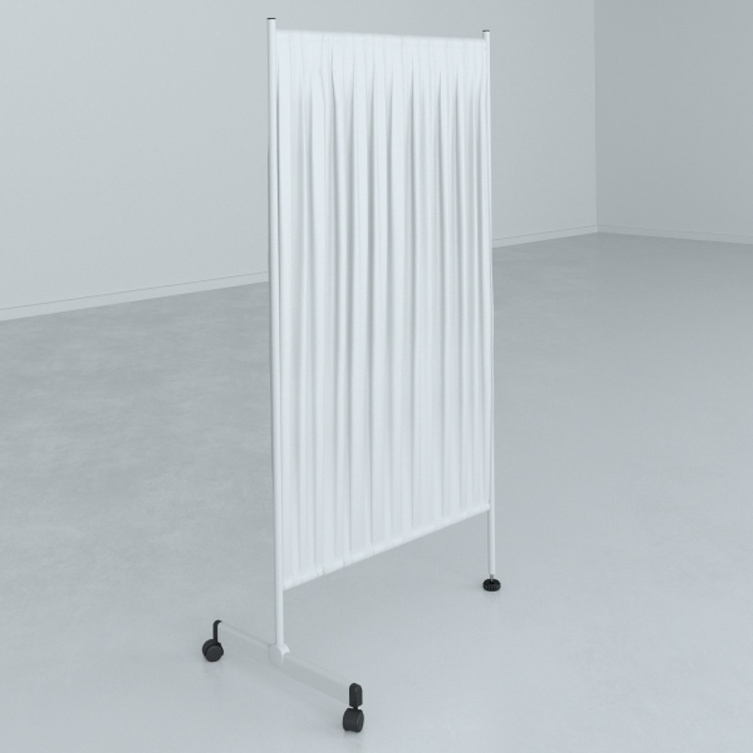 Medical Patient Privacy Screen 3D Model - TurboSquid 1257834