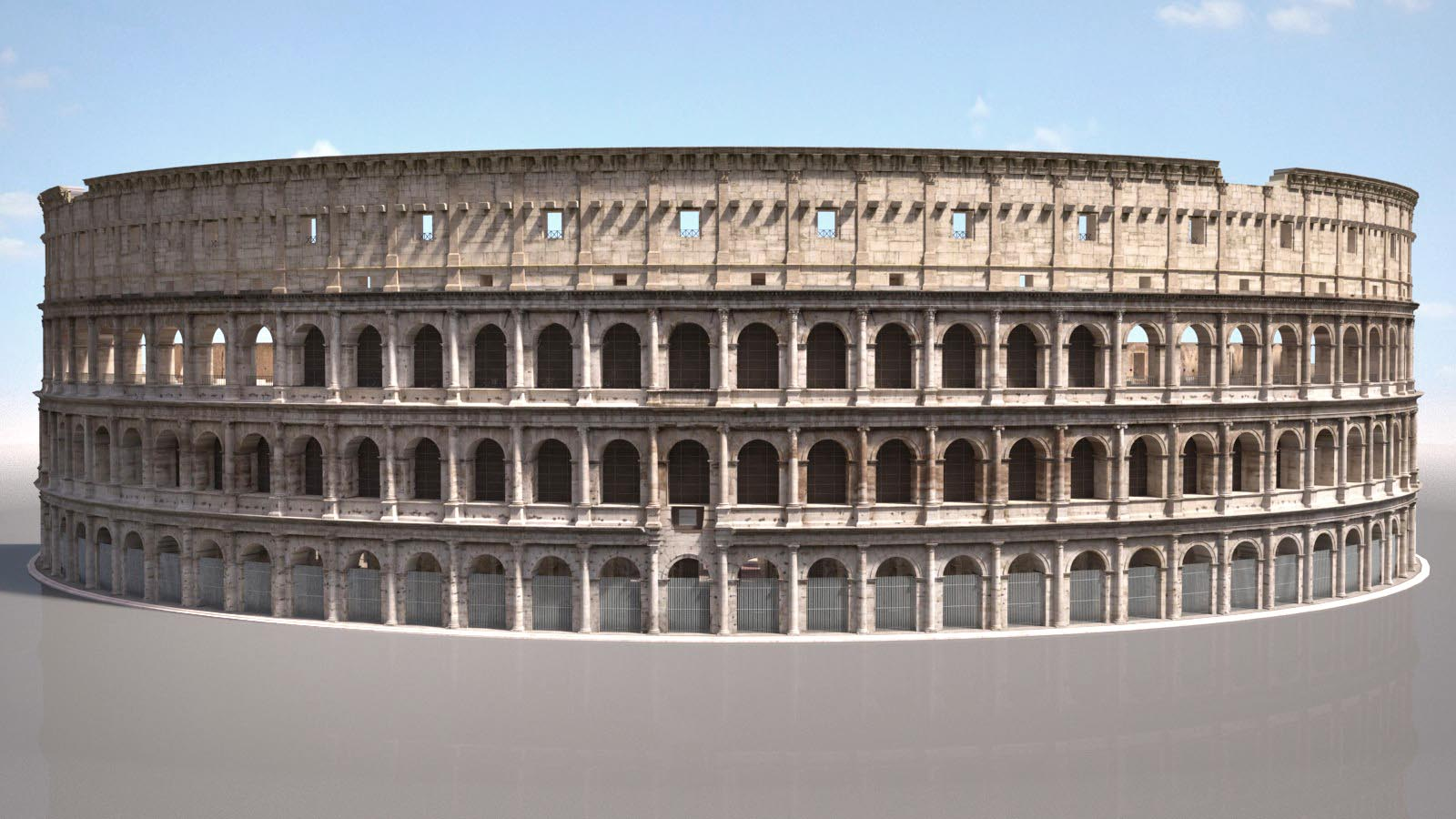 Roman colloseum ruins 3D model - TurboSquid 1196429