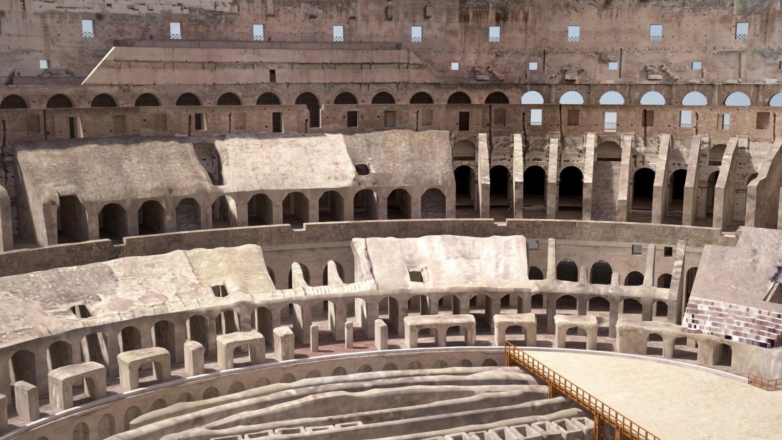 Roman colloseum ruins 3D model - TurboSquid 1196429