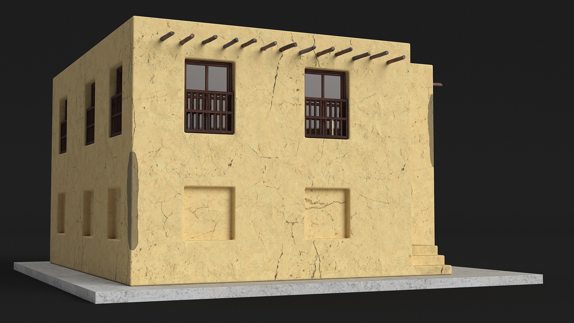 Traditional Middle Eastern House 3D - TurboSquid 2278807