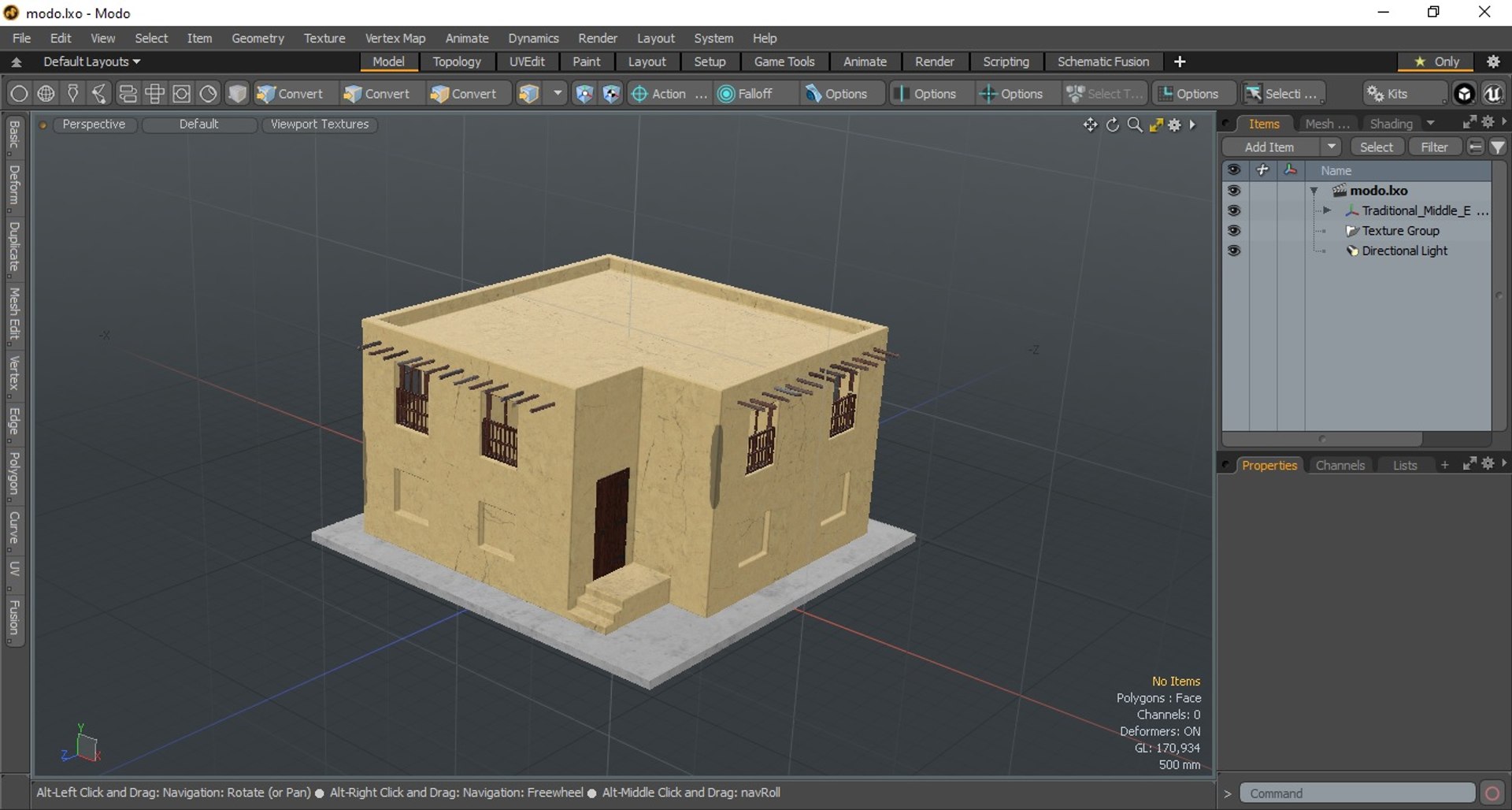 Traditional Middle Eastern House 3D - TurboSquid 2278807
