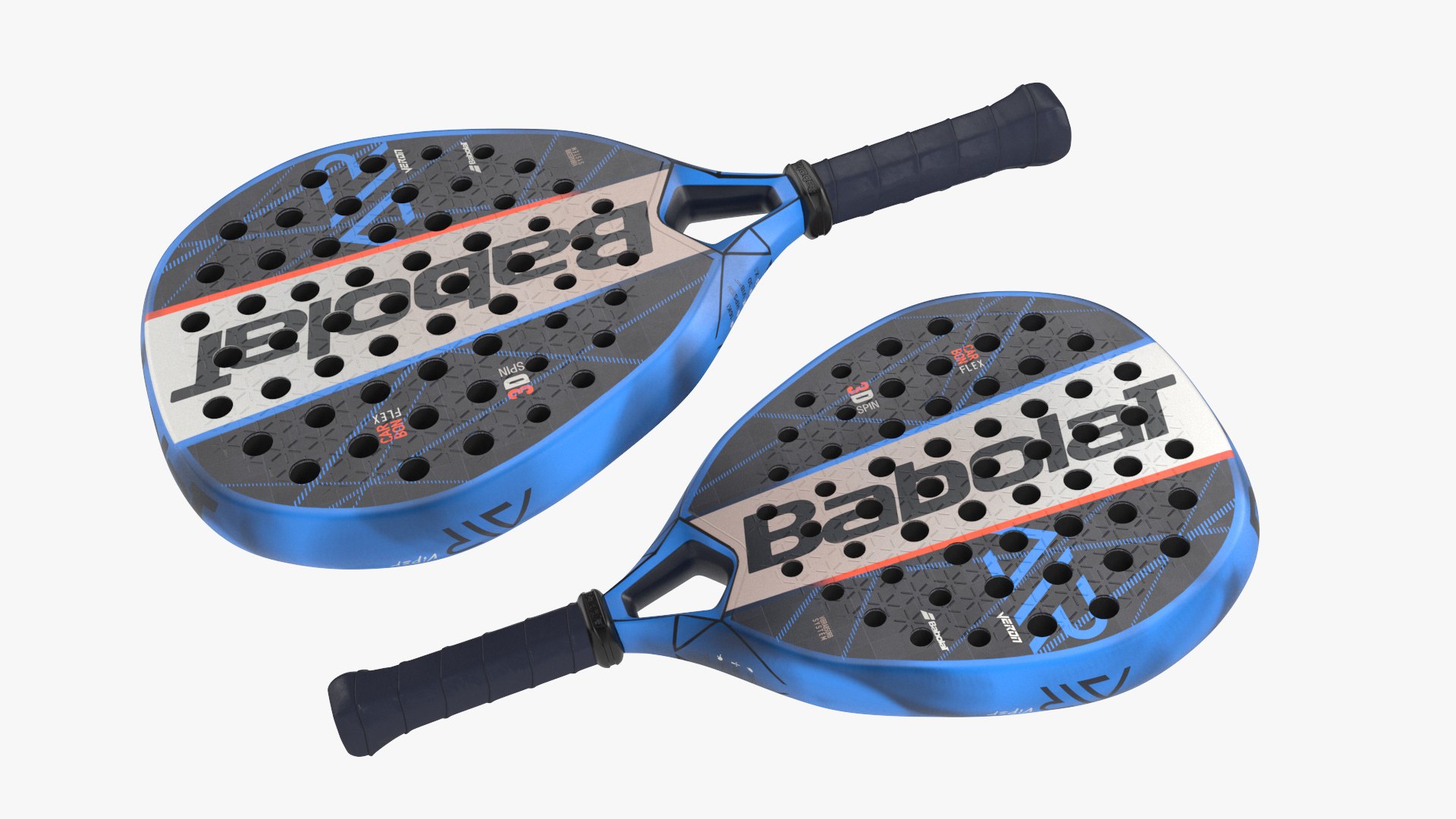 3D Babolat Air Padel Racket Blue - TurboSquid 2235551