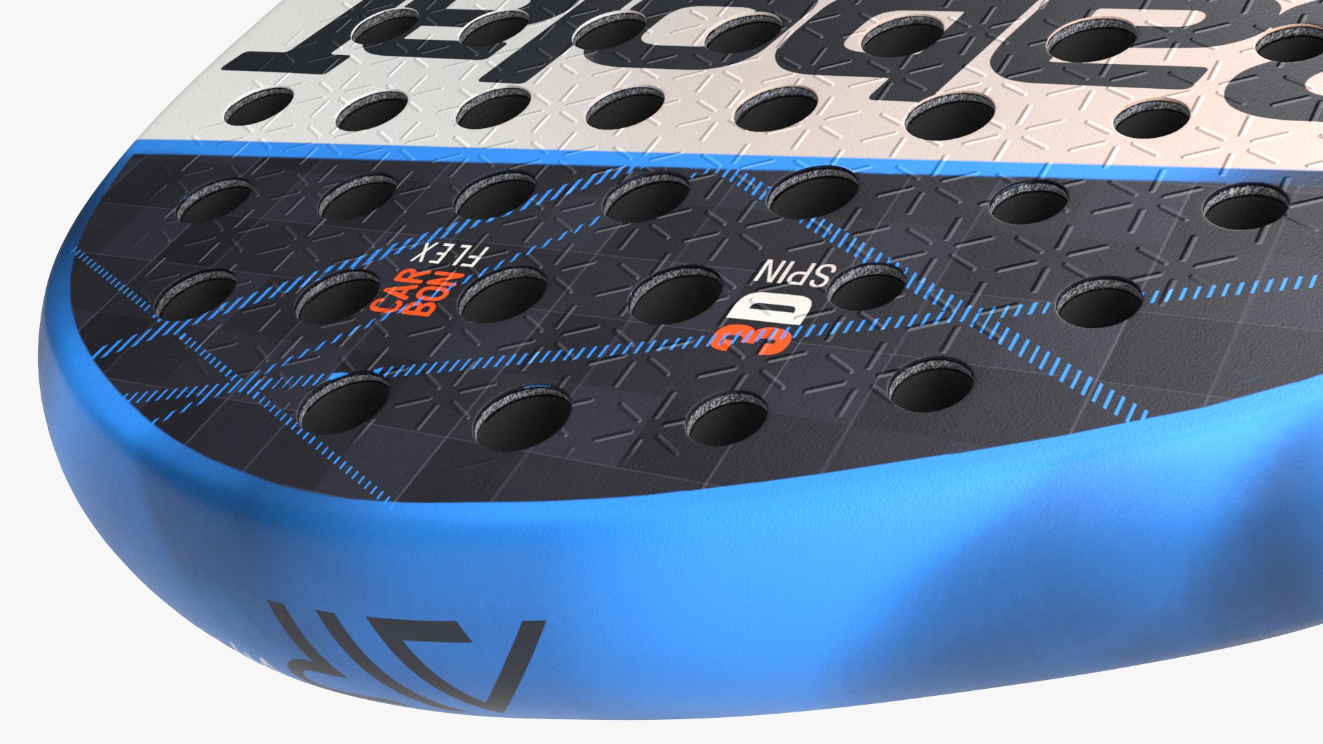 3D Babolat Air Padel Racket Blue - TurboSquid 2235551