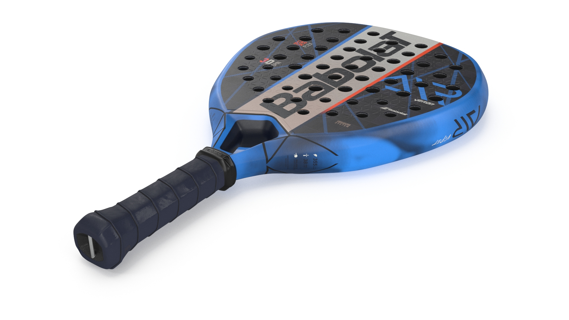 3D Babolat Air Padel Racket Blue - TurboSquid 2235551