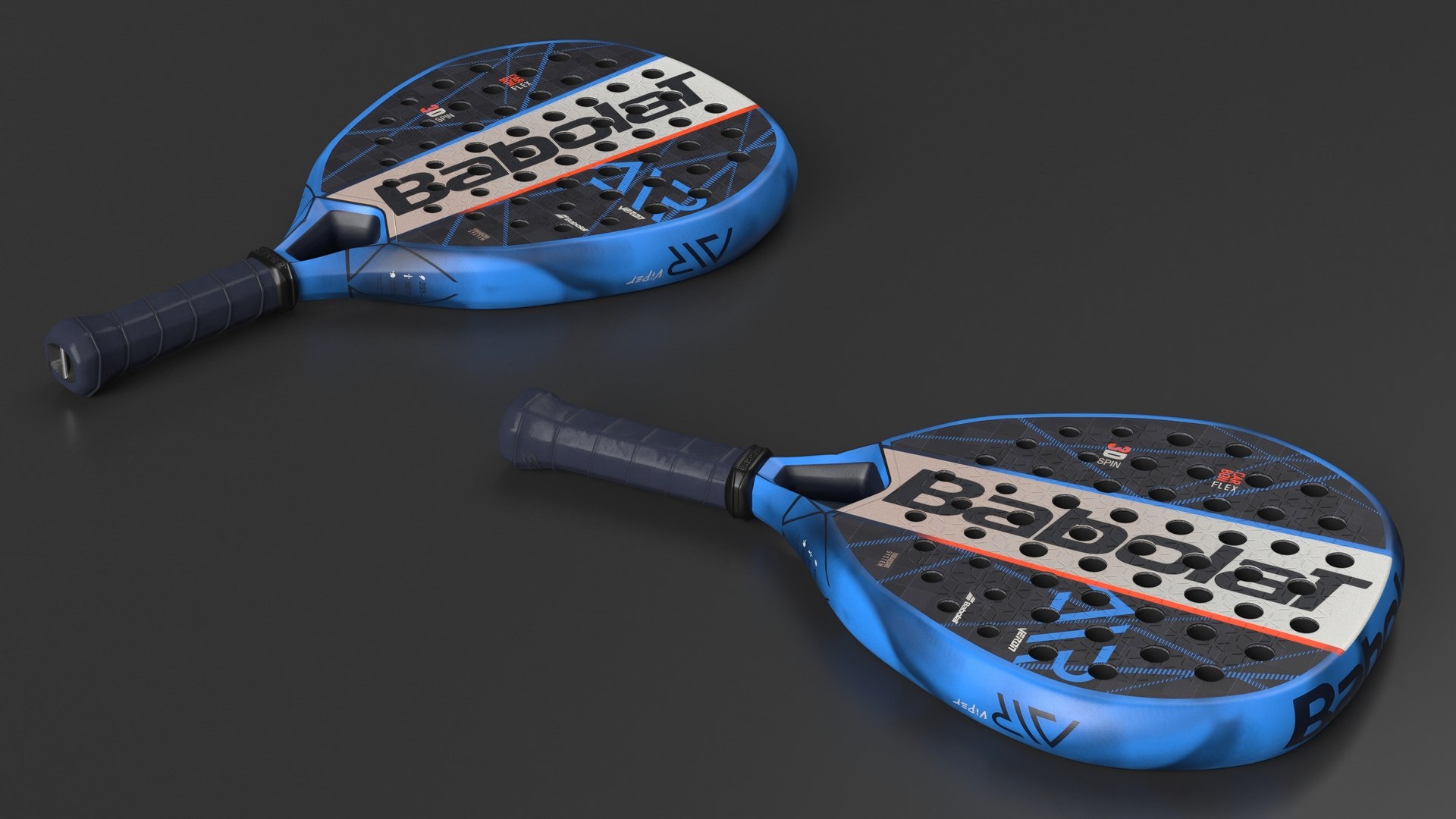 3D Babolat Air Padel Racket Blue - TurboSquid 2235551