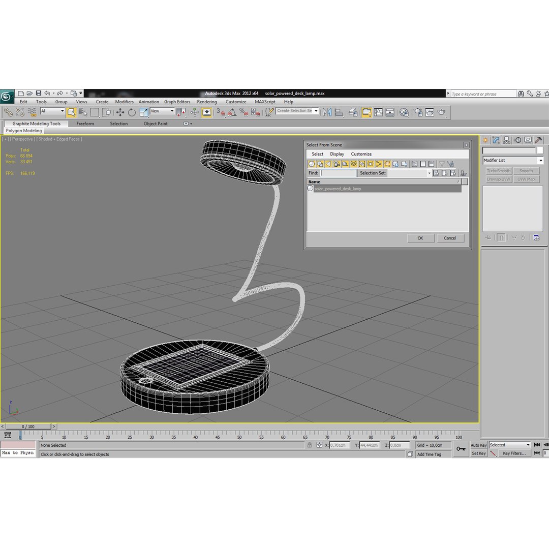 3ds max solar powered flex led