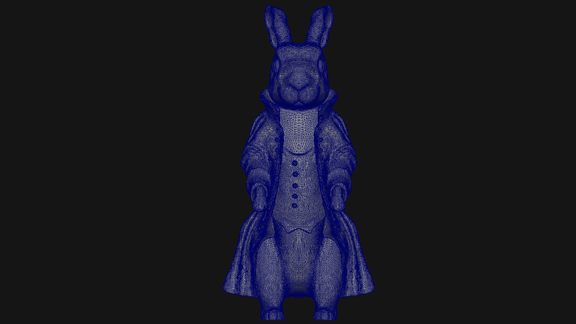 3D White Rabbit Model - TurboSquid 2222186