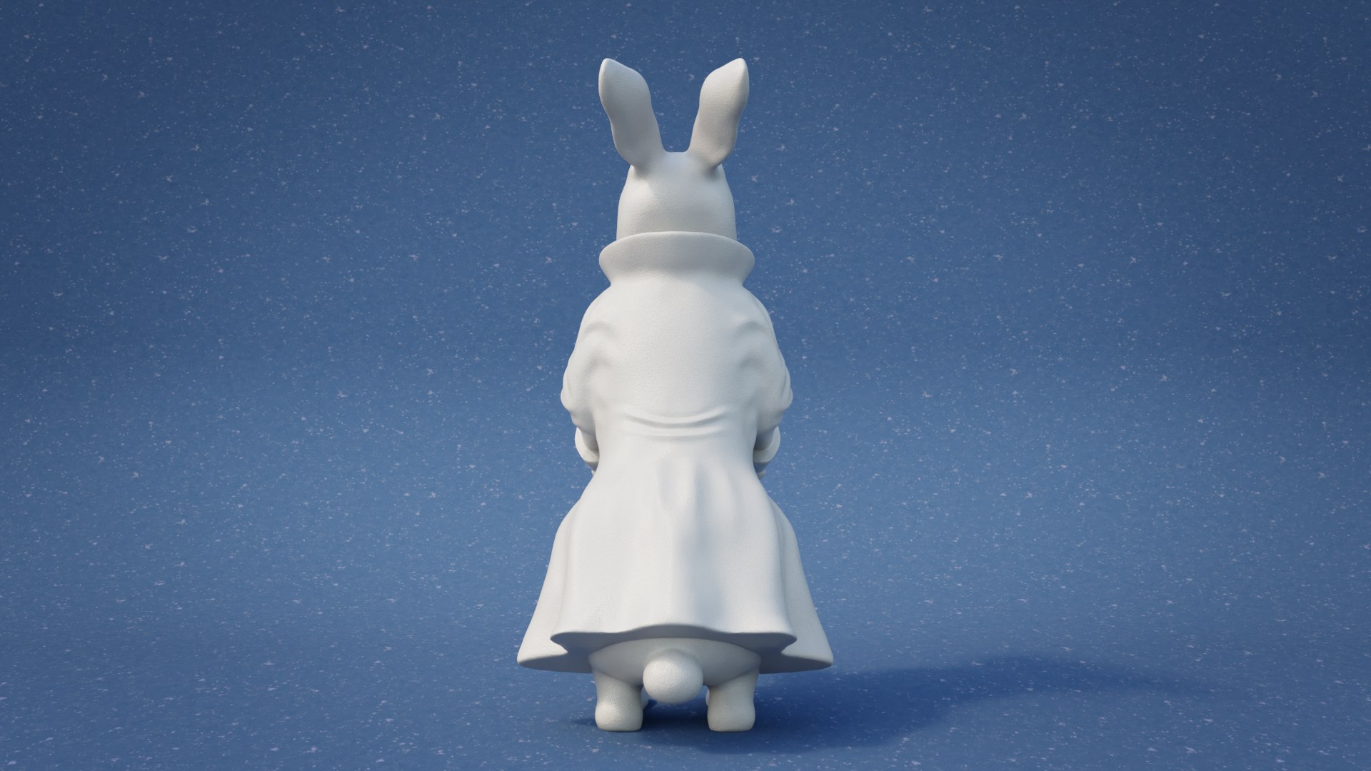 3D White Rabbit Model - TurboSquid 2222186