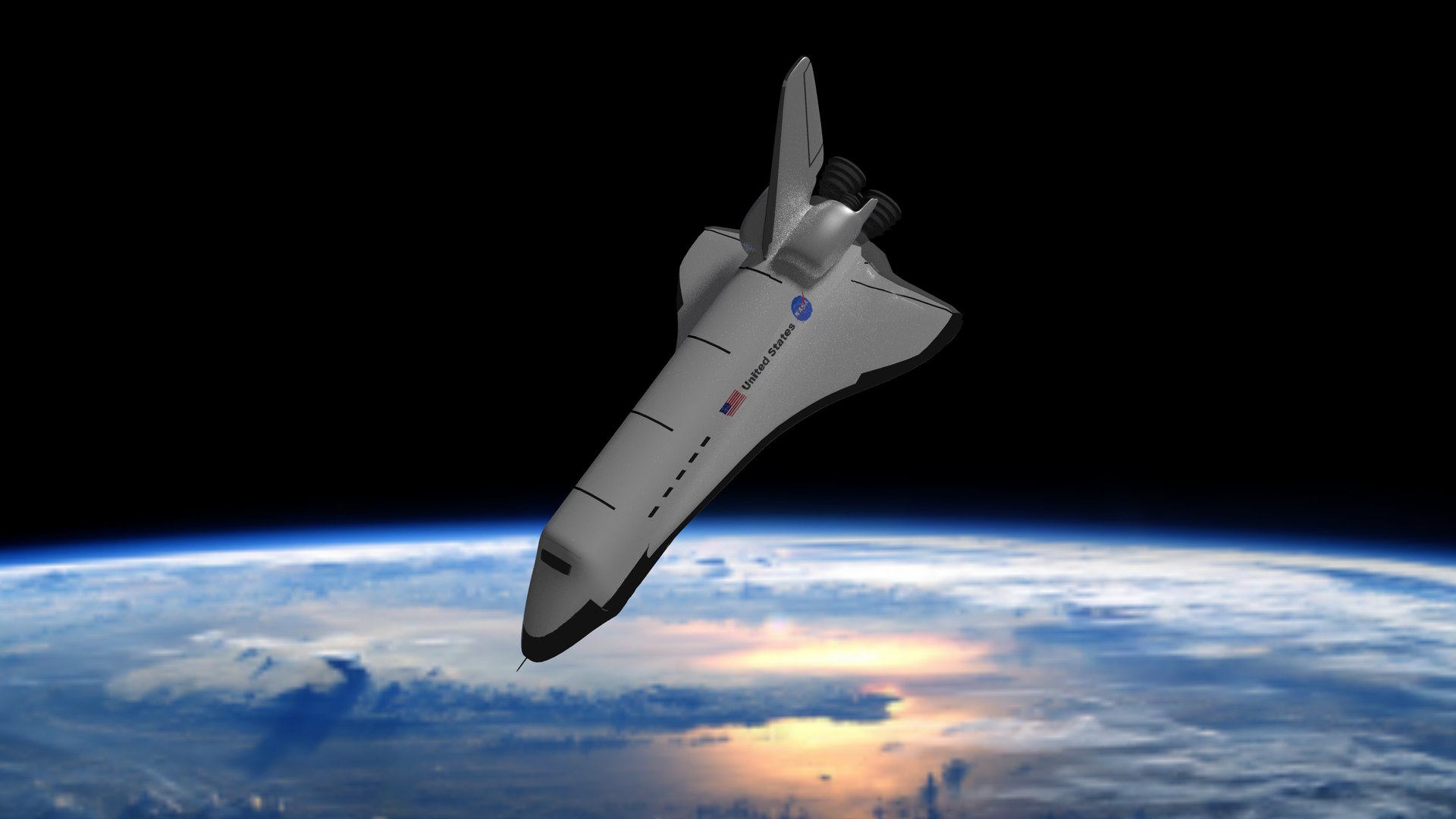Maya Space Shuttle