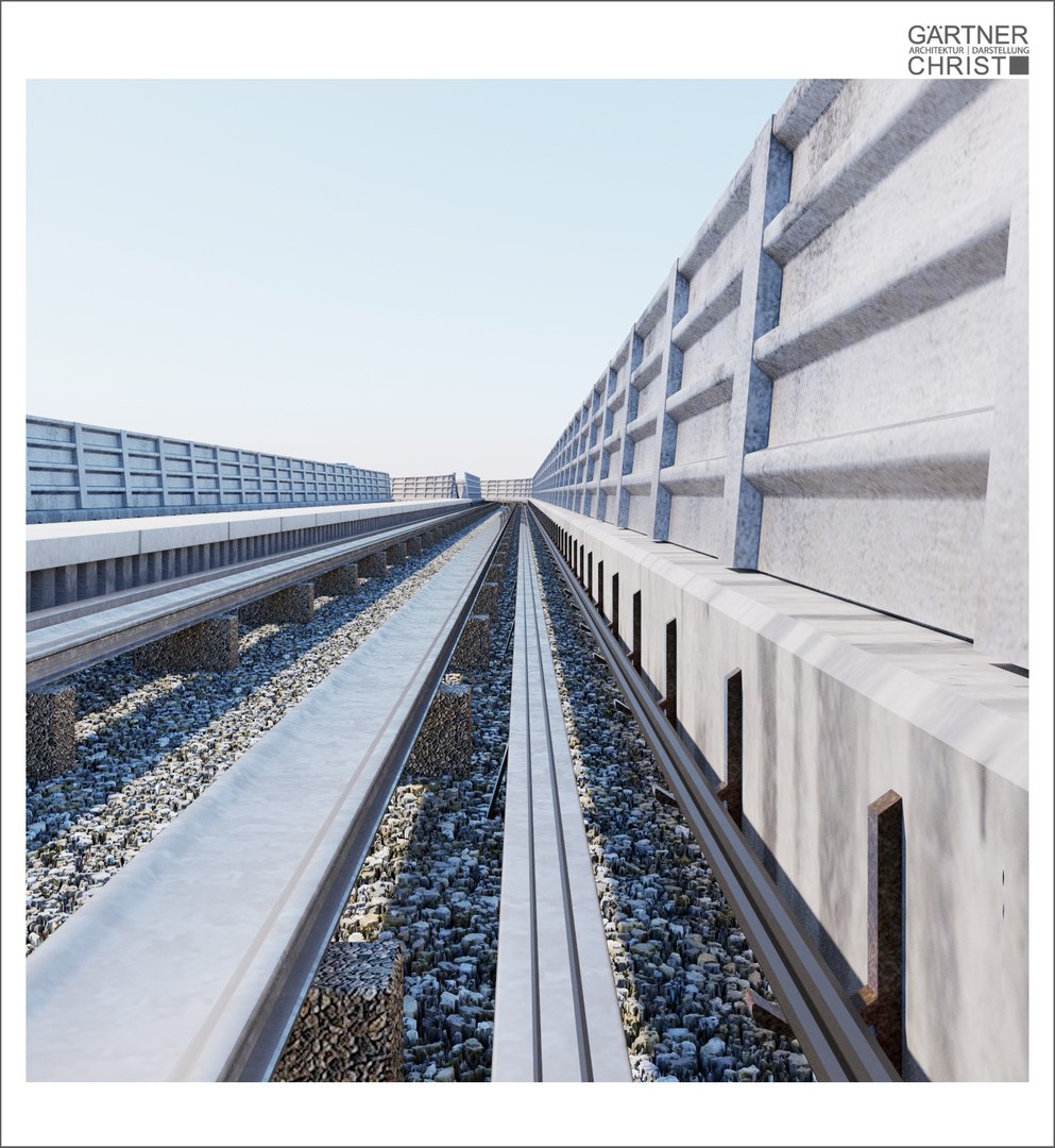 Metro Railway Station Train Rail 3d Max