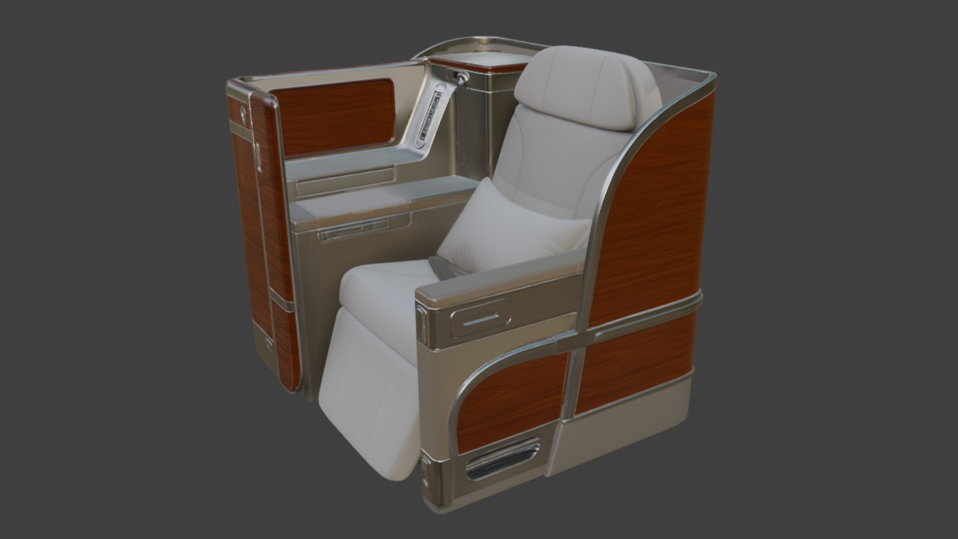 Airplane Chair 3D Model - TurboSquid 2503458