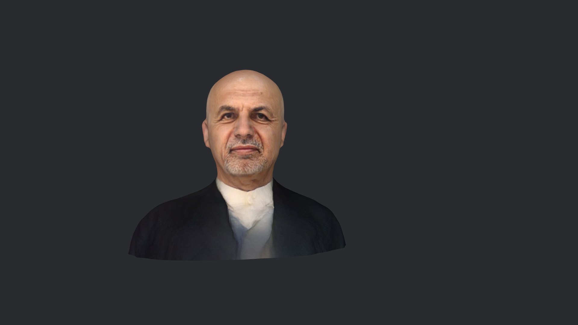 3D Ashraf Ghani- Realistic bust head ready 3d Model - TurboSquid 1971593