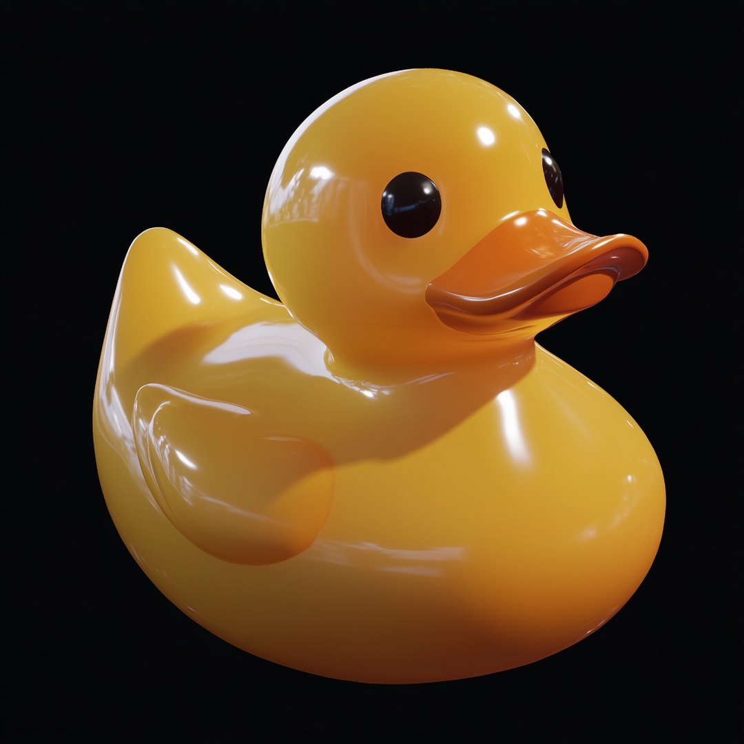 3D HD Rubber Duck - TurboSquid 2271266