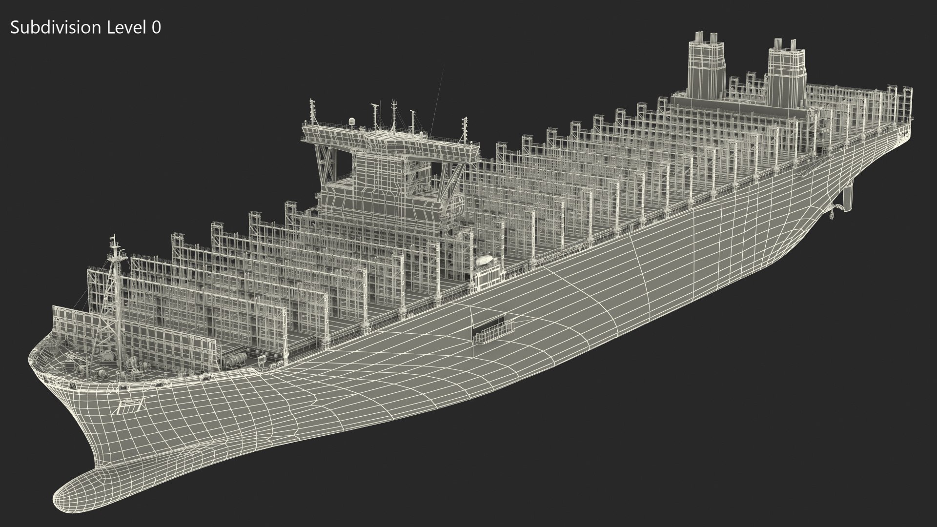 3D Container Ship Empty - TurboSquid 1778384