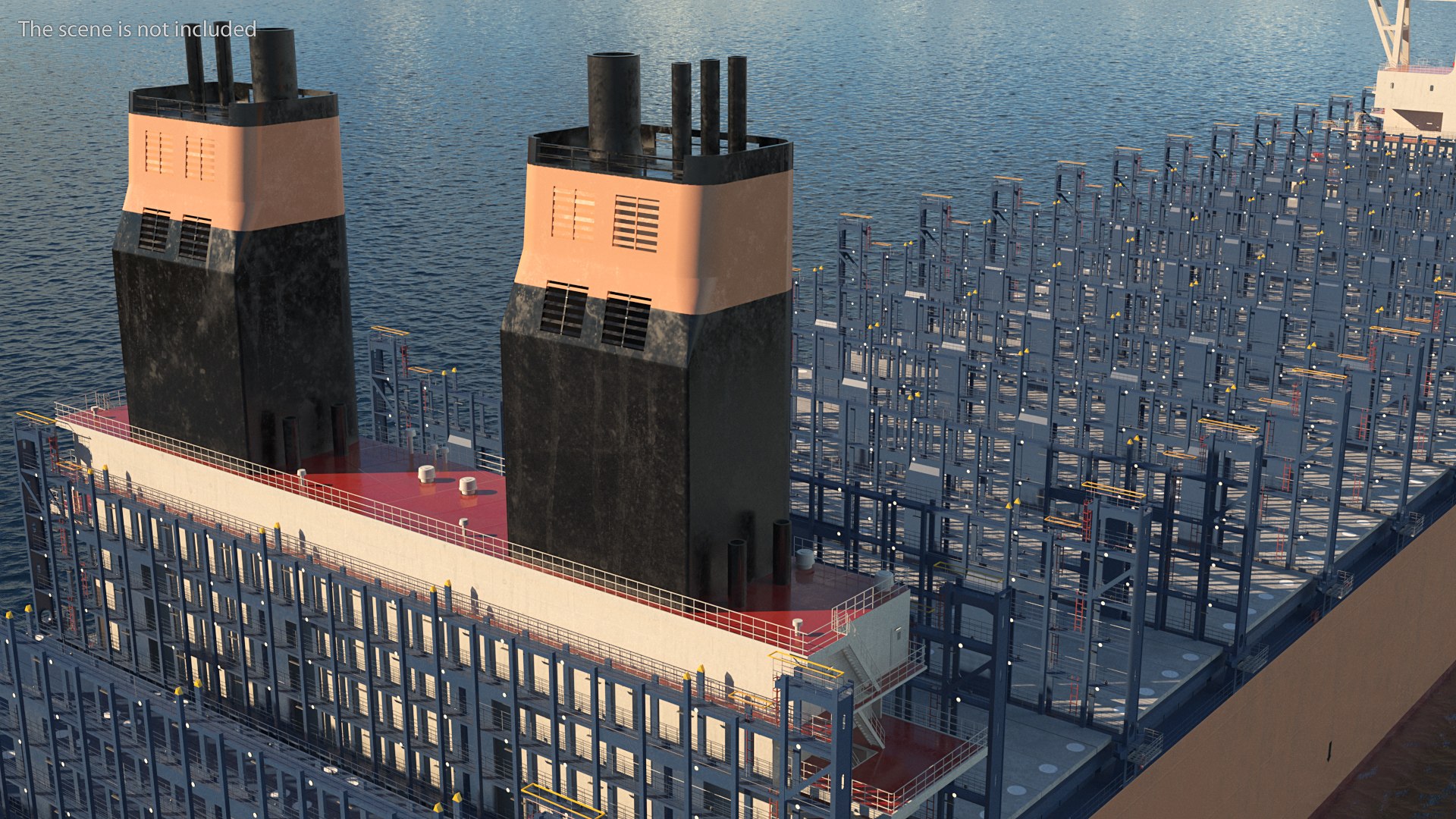 3D Container Ship Empty - TurboSquid 1778384