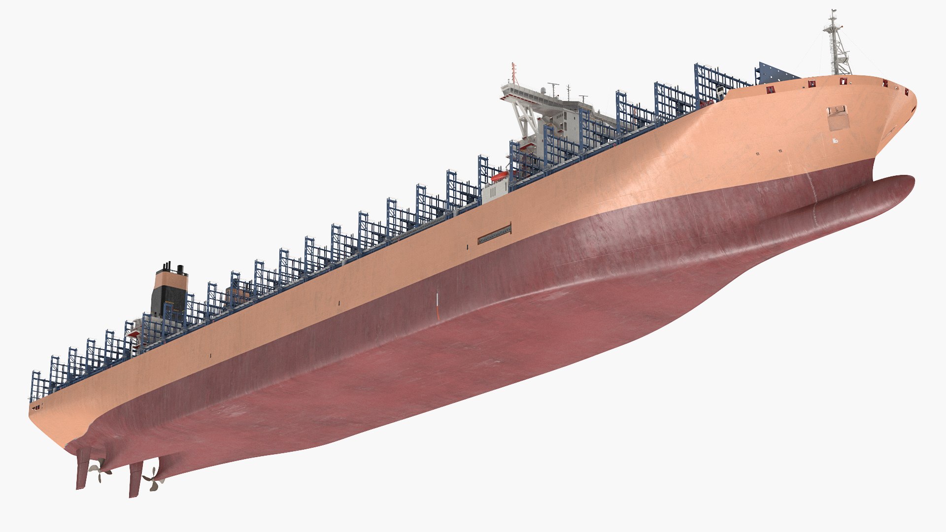 3D Container Ship Empty - TurboSquid 1778384